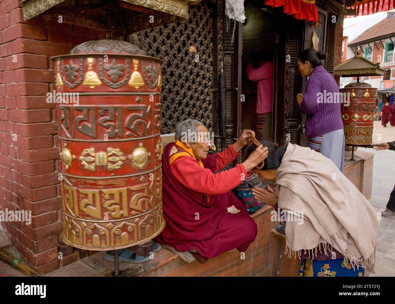 Nepal kathmandu valley monk hi-res stock photography and images - Alamy