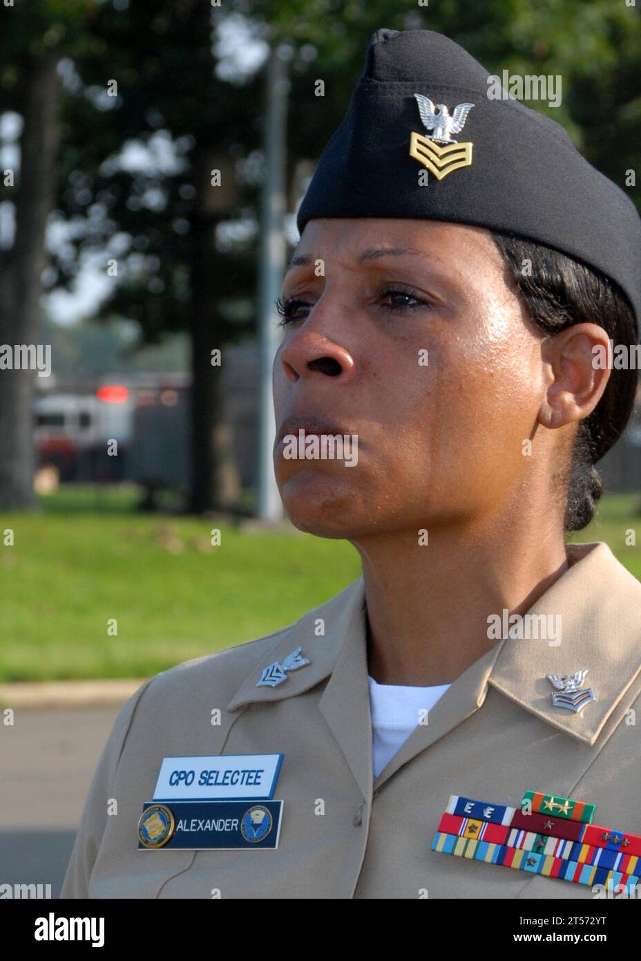 US Navy Chief Stock Photo - Alamy