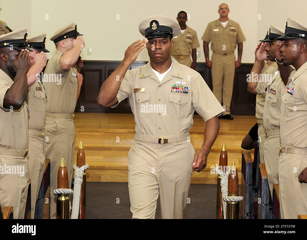 US Navy Chief Stock Photo - Alamy