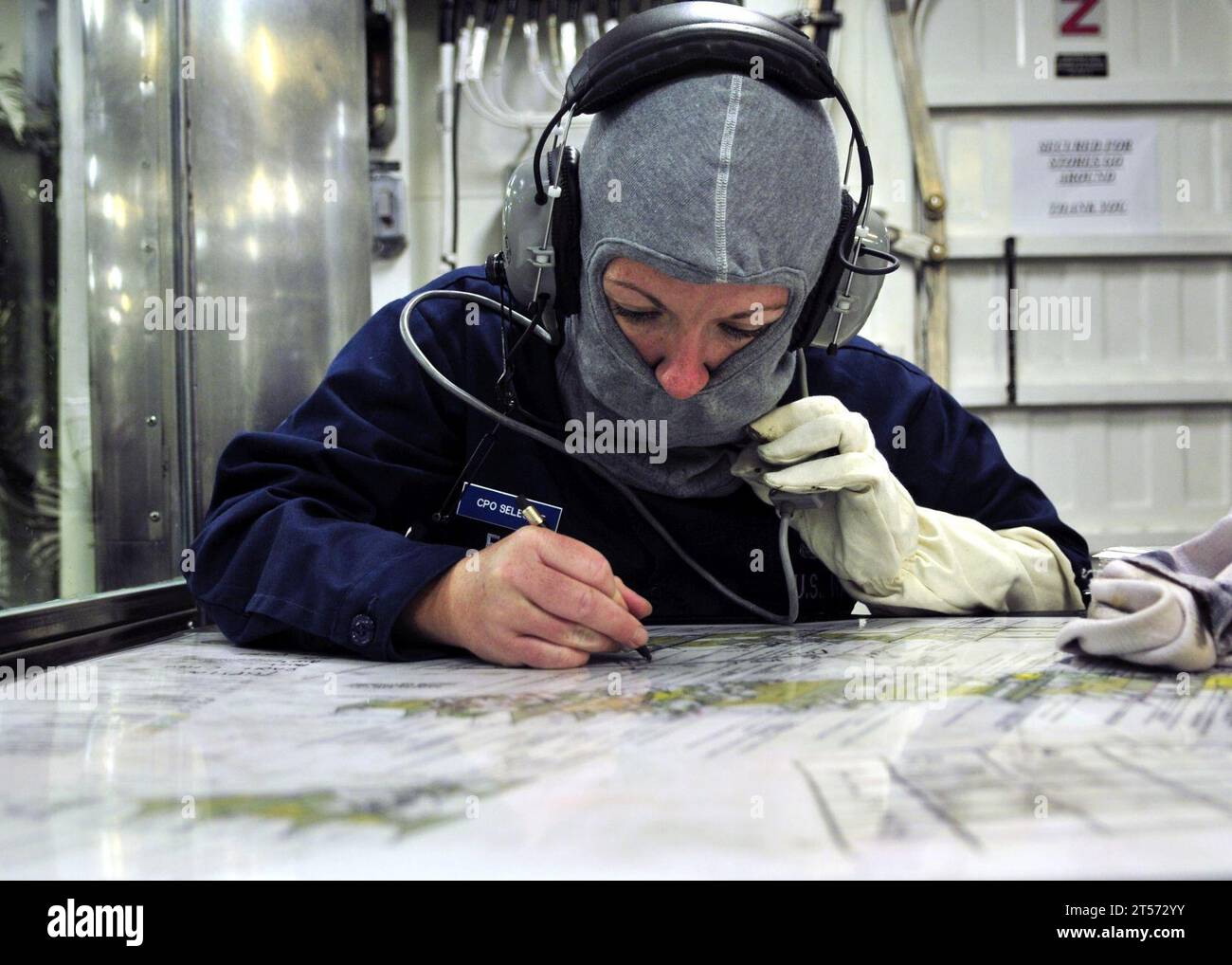 US Navy Chief Stock Photo - Alamy