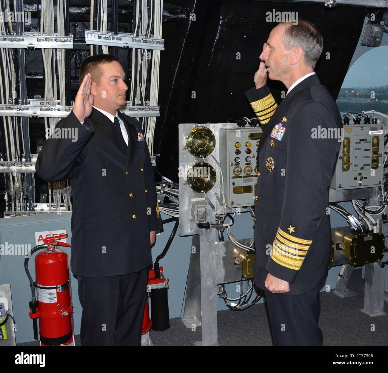 US Navy Chief Stock Photo - Alamy