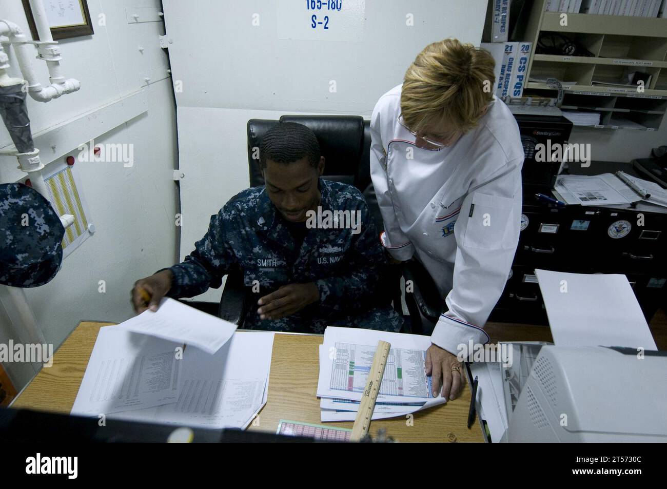 US Navy Chief Stock Photo - Alamy
