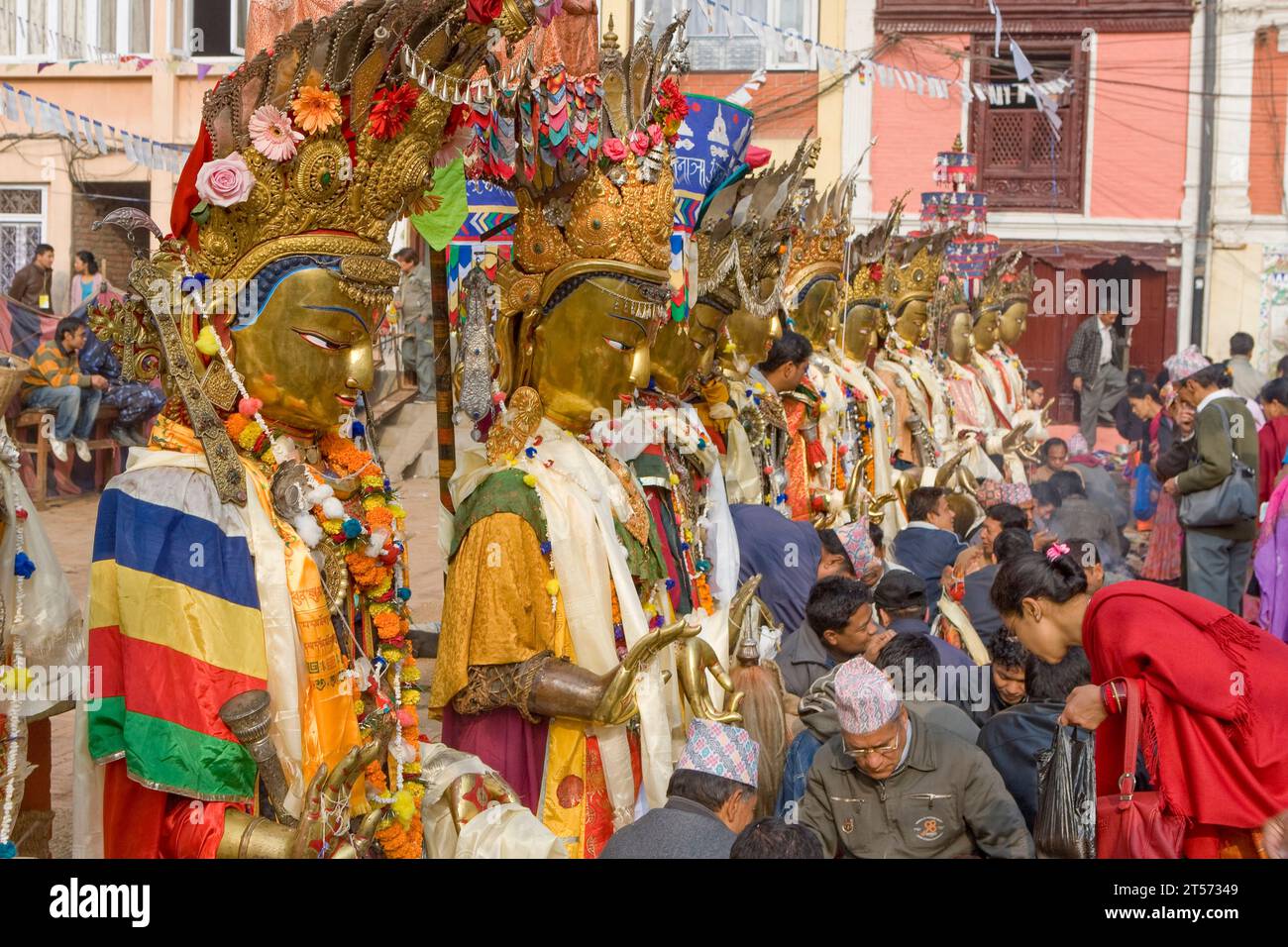 SAMYAK MAHADAN BUDDHIST FESTIVAL PATAN NEPAL Stock Photo - Alamy