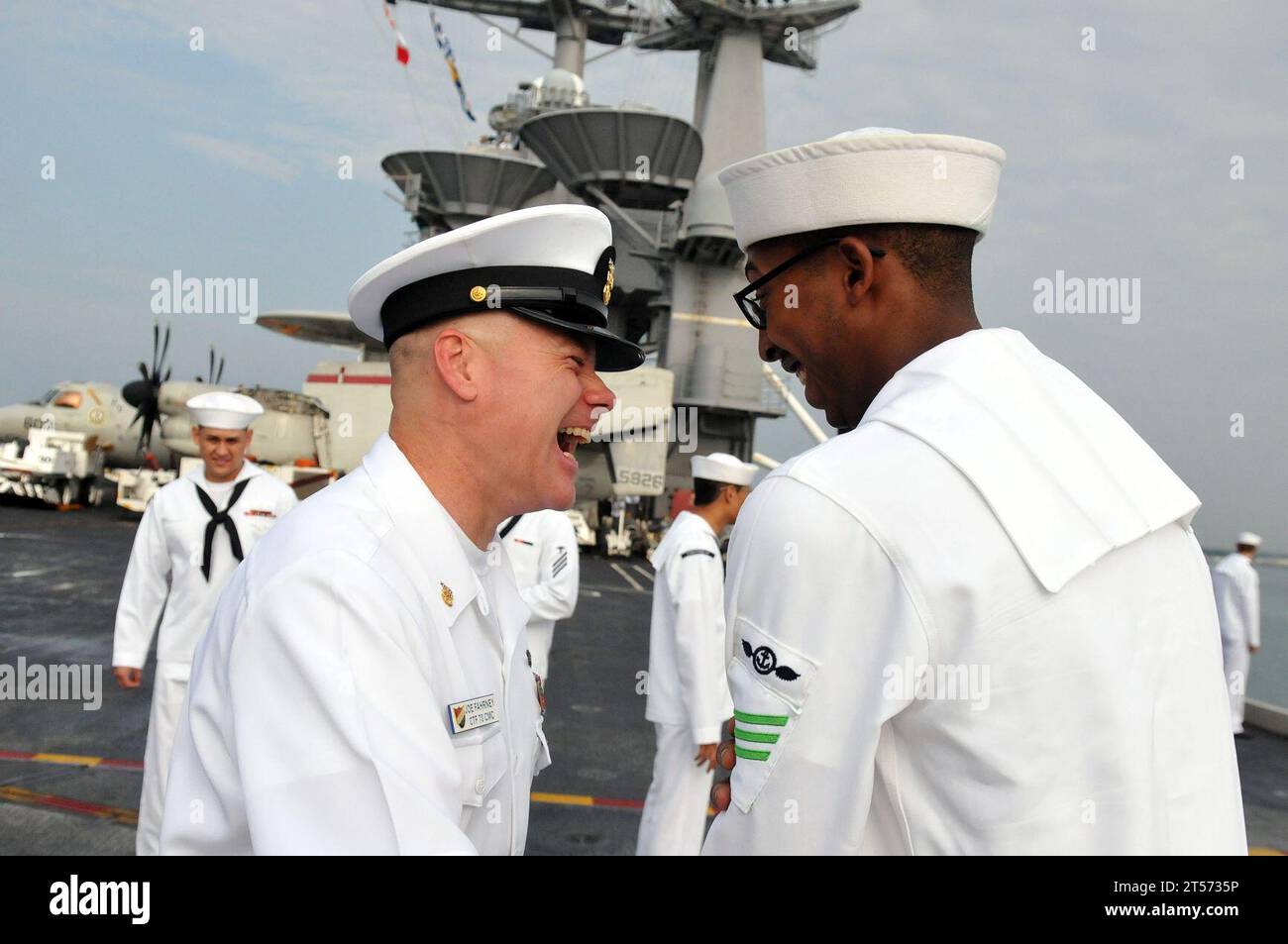 US Navy Command Master Chief Stock Photo - Alamy
