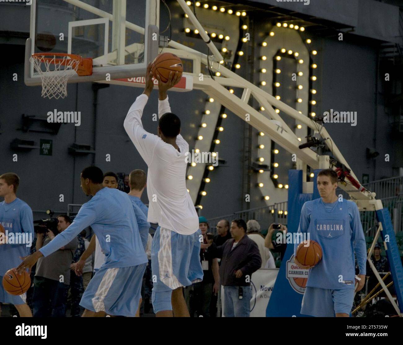 US Navy College basketball players from the University of North ...