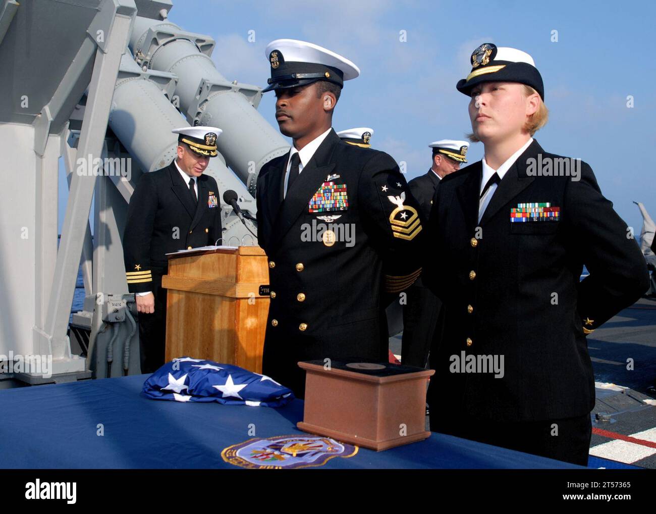US Navy Command Master Chief Stock Photo - Alamy