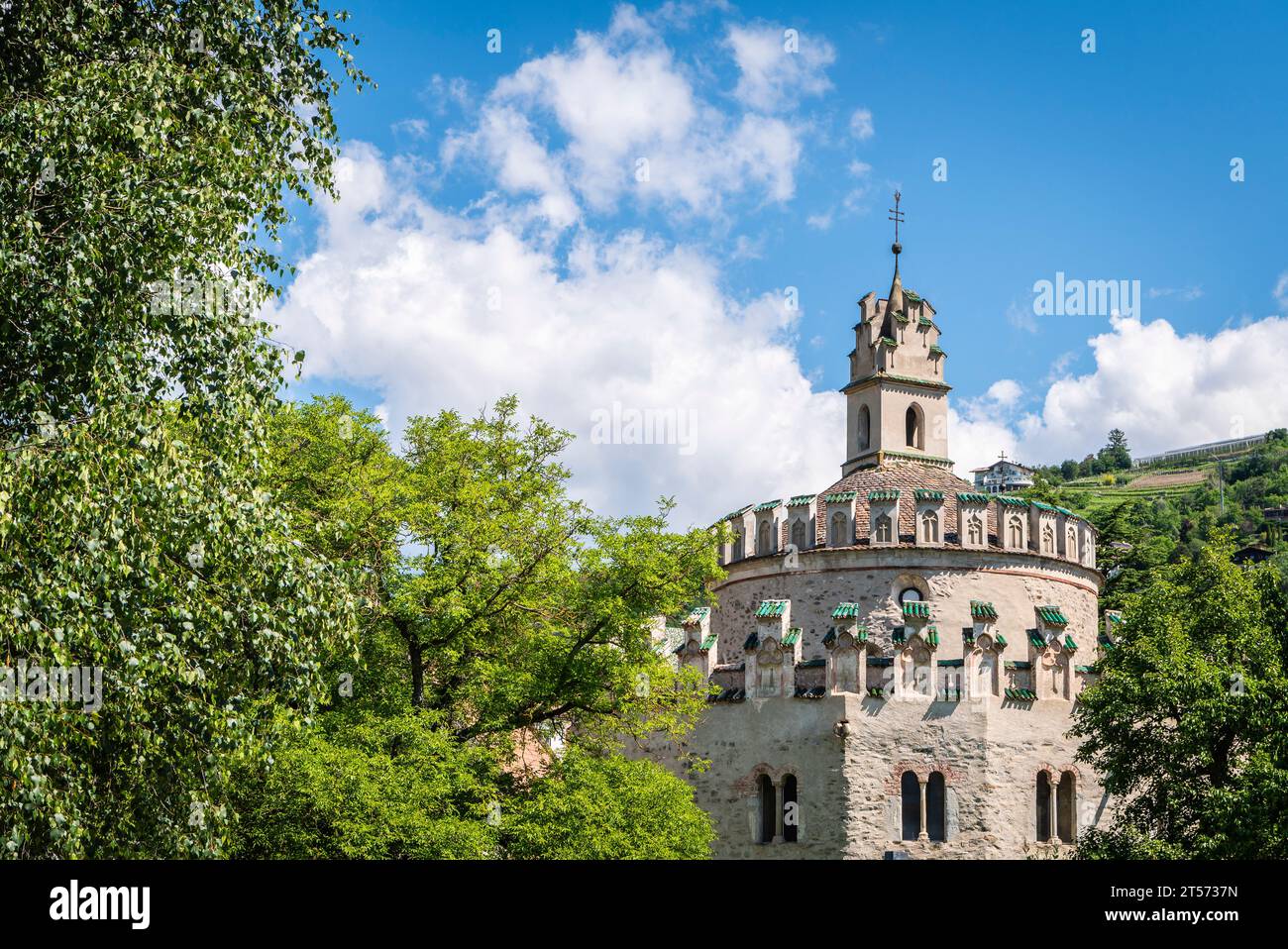 Saint Michael Chapel or angel Castle, Novacella Abbey, Vahrn (Varna ...