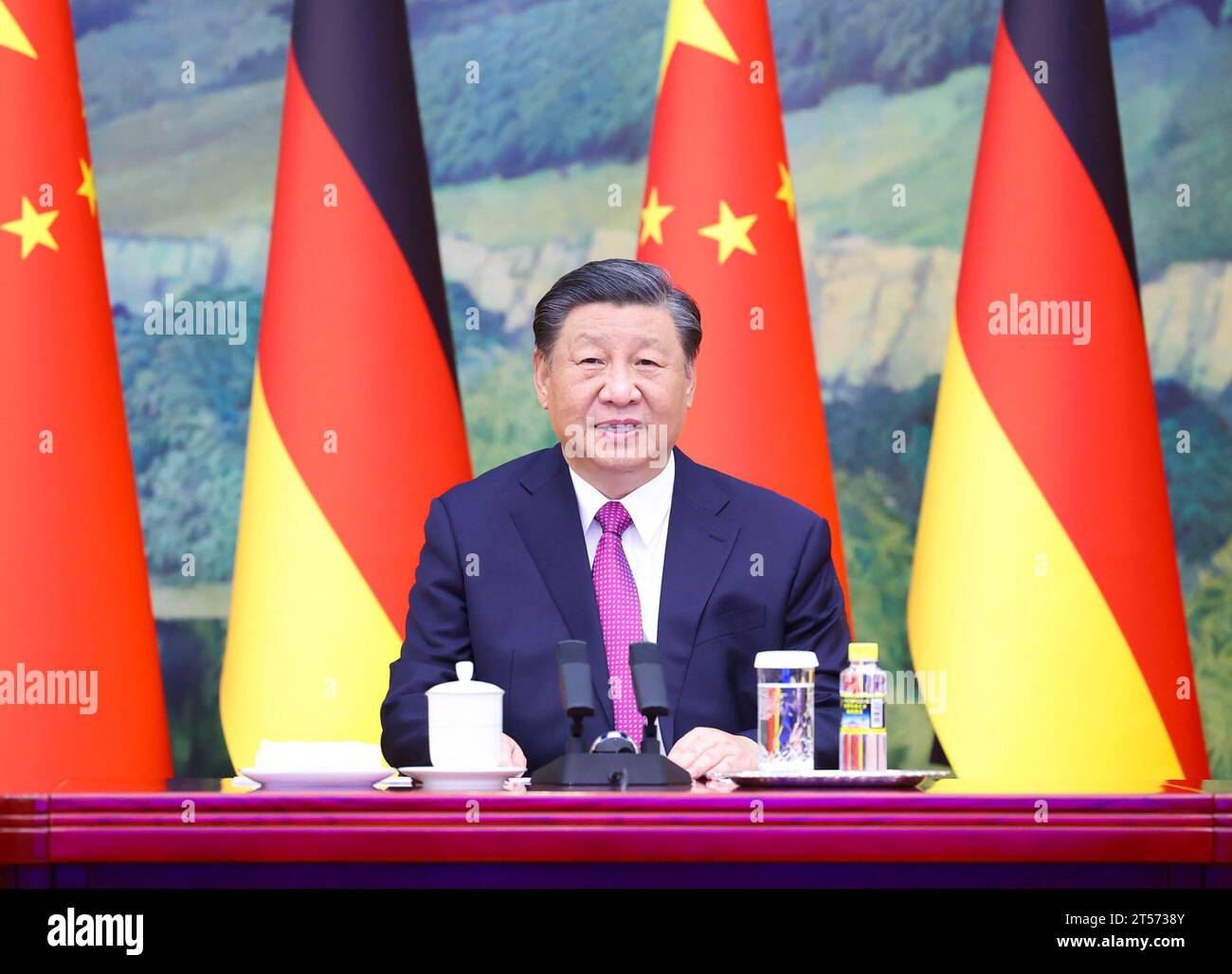 Beijing, China. 3rd Nov, 2023. Chinese President Xi Jinping meets with ...