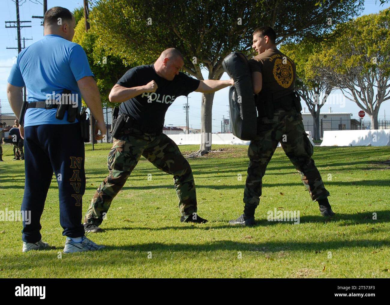 US Navy Department of Defense police and active duty and reserve ...