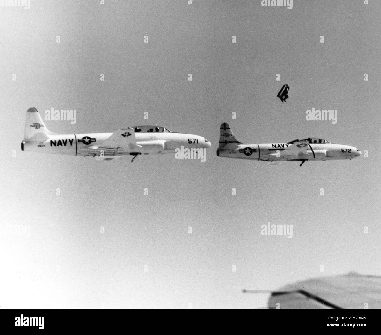 US Navy ejection seat test with TV-2 in 1954.jpg Stock Photo - Alamy