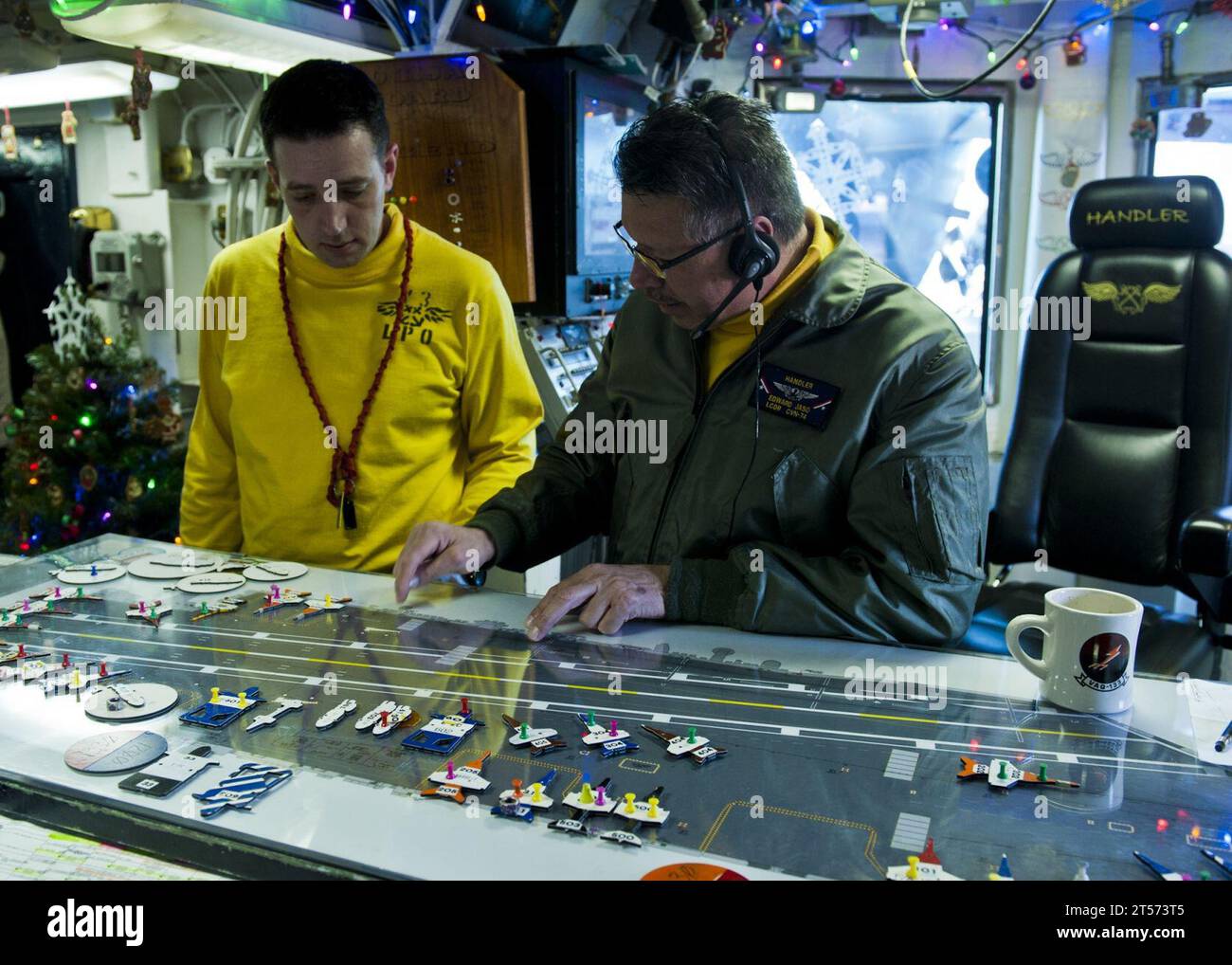 US Navy Flight Deck Handler Stock Photo - Alamy
