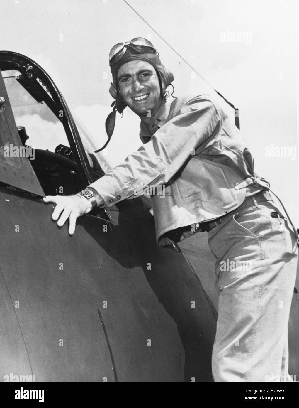 US Navy fighter ace Ira C. Kepford on 22 March 1944 Stock Photo - Alamy