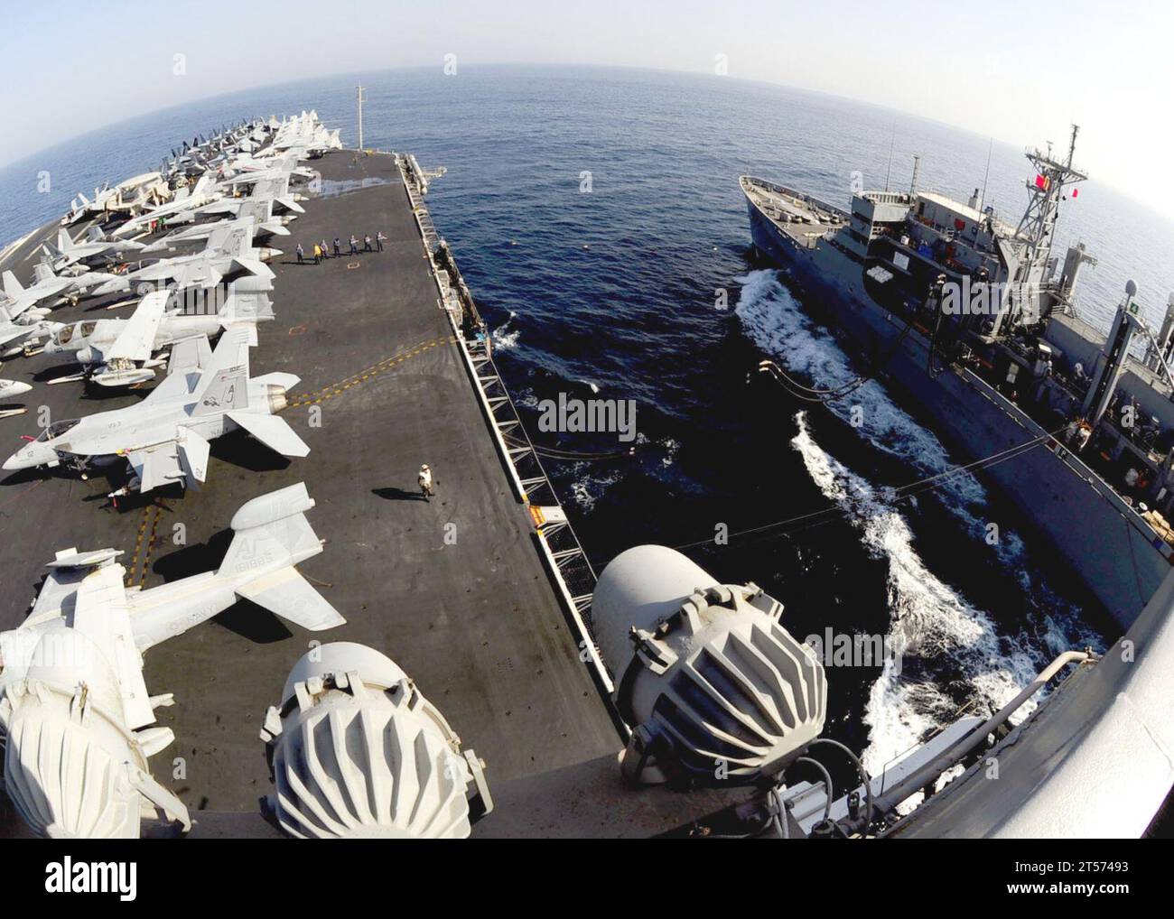 US Navy he aircraft carrier USS Theodore Roosevelt (CVN 71) conducts a ...