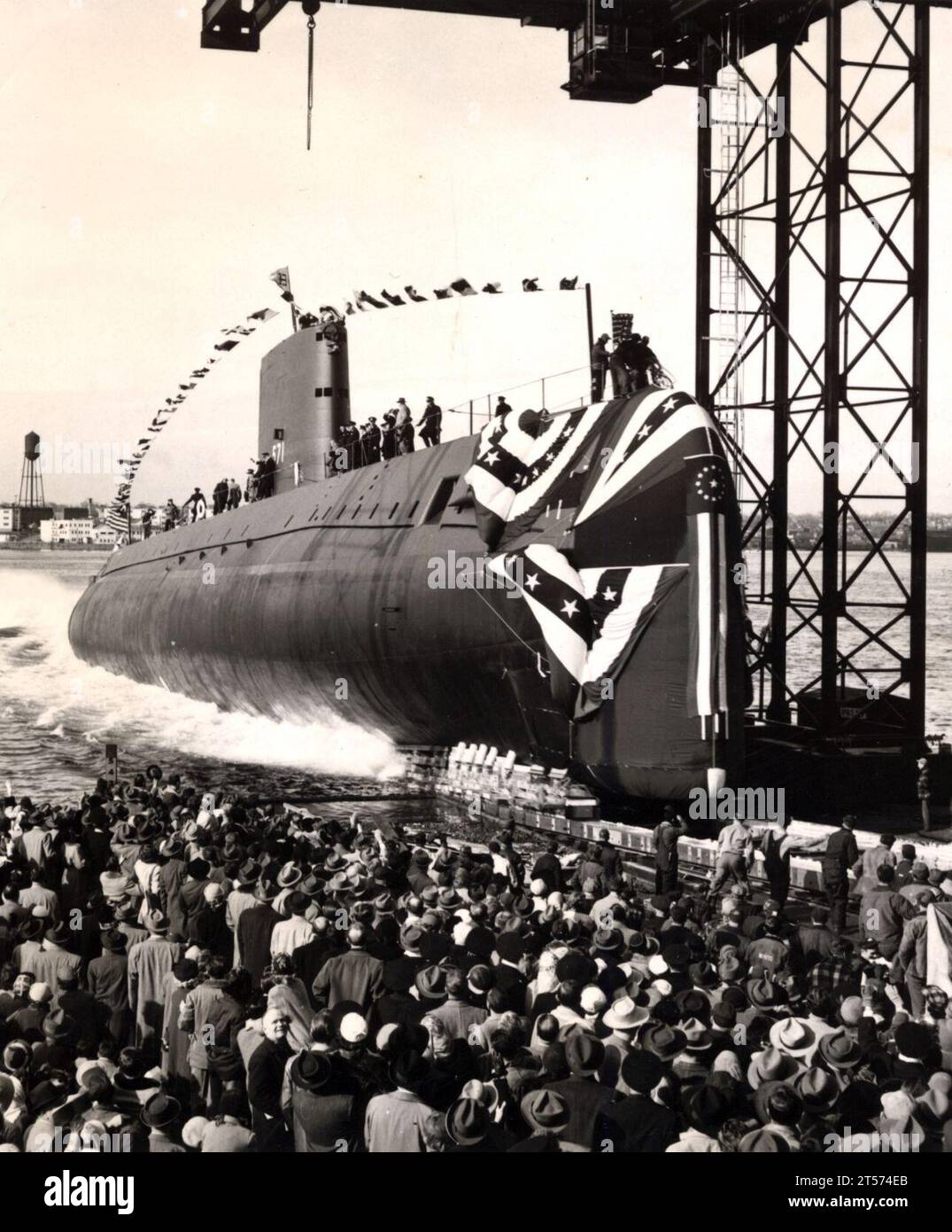 US Navy In this file taken Jan. 21, 1954, the nuclear-powered submarine ...
