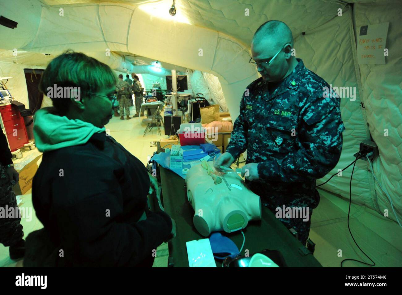 US Navy Kandahar Role 3 Operational Medical Training Program guest ...