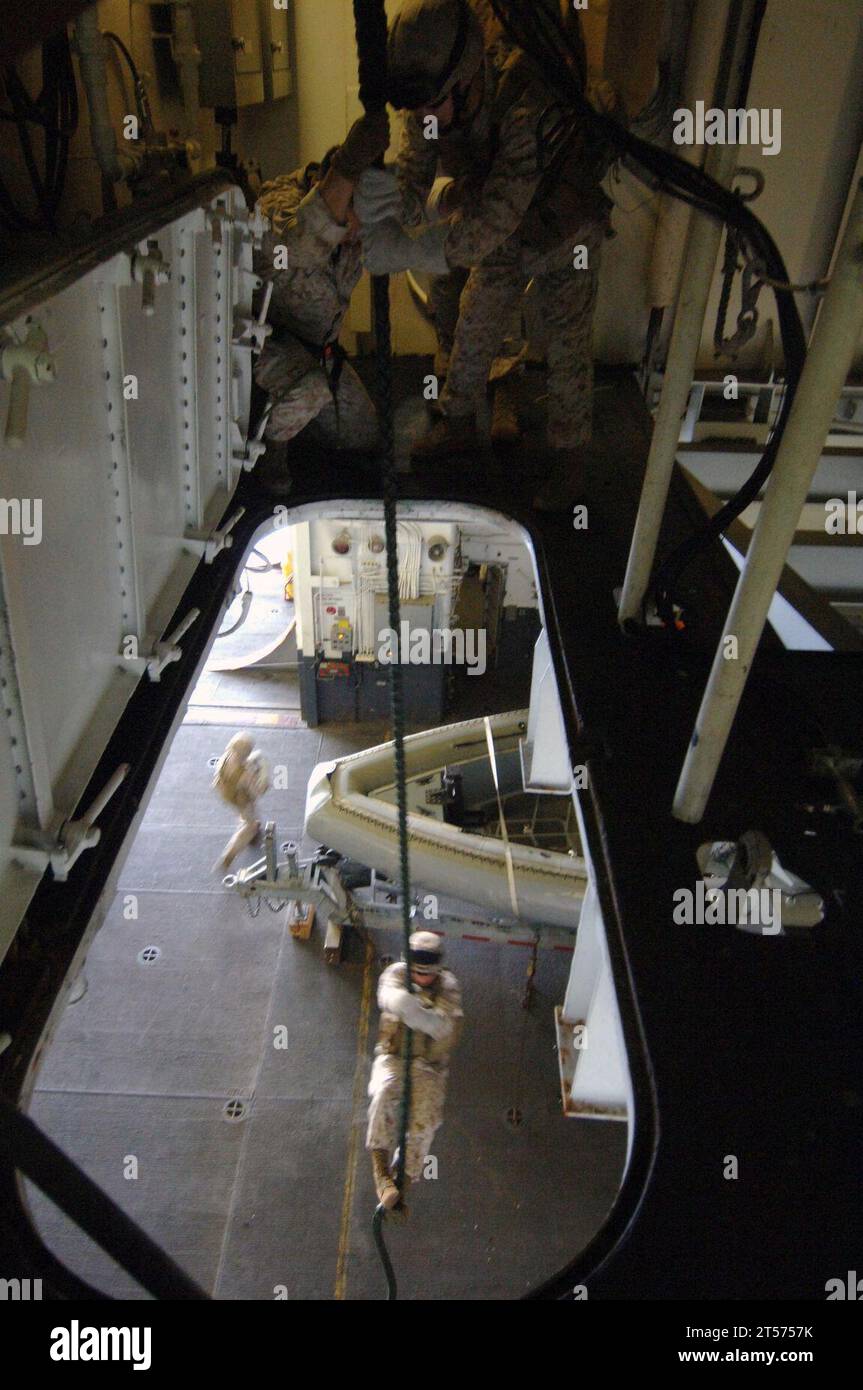 US Navy Marines attached to 4th Platoon, 2nd Fleet Anti-terrorism ...