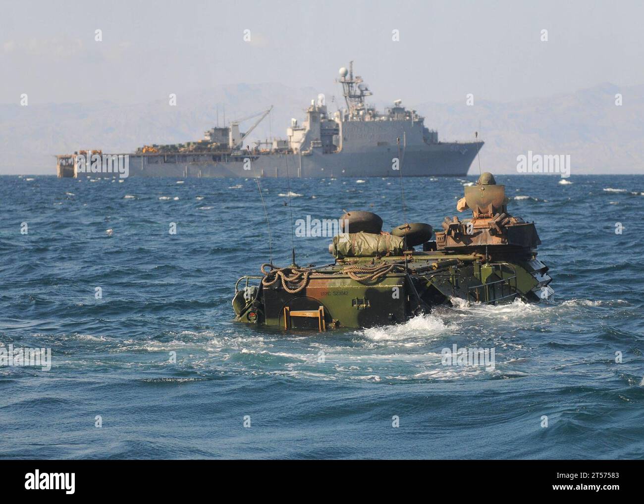 US Navy Marines assigned to the 26th Marine Expeditionary Unit (26th ...