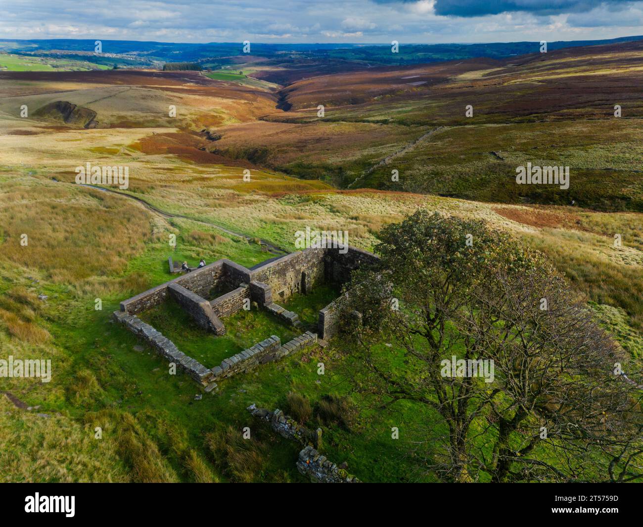 Top Withens, a ruined farmhouse, imagined by some to be Heathcliff’s ...