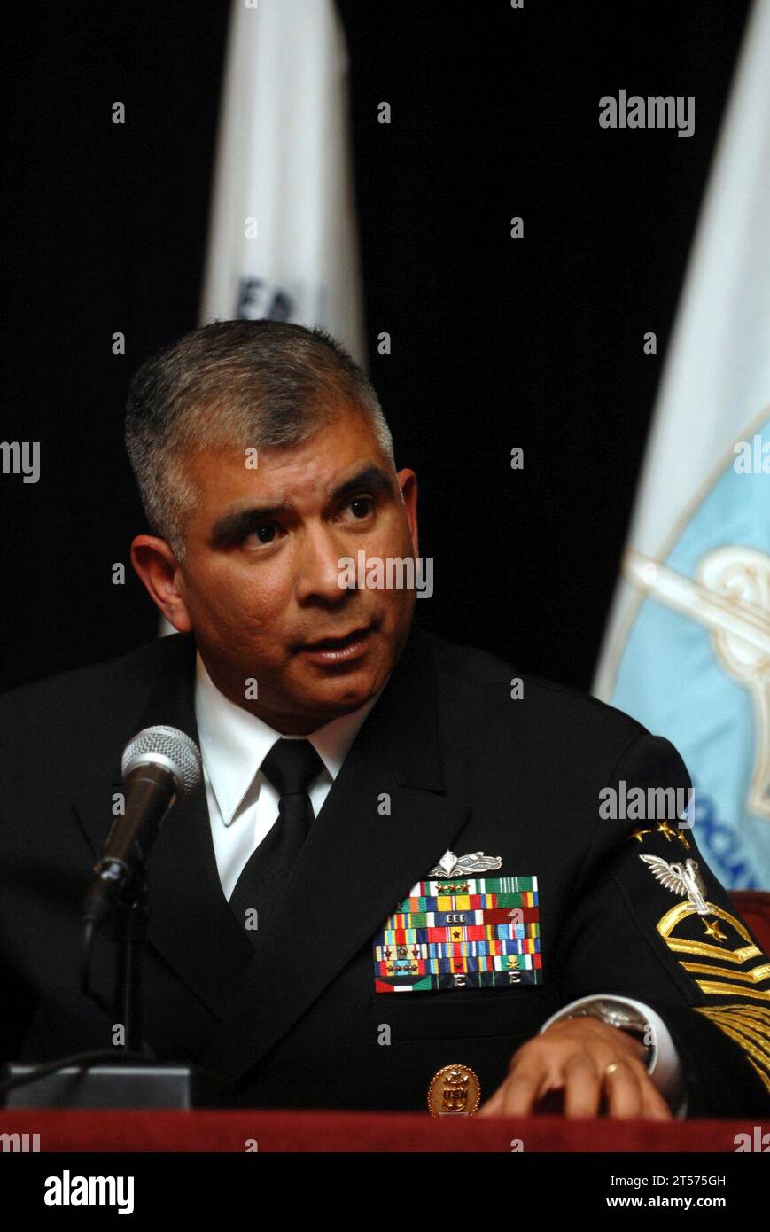 US Navy Master Chief Stock Photo - Alamy