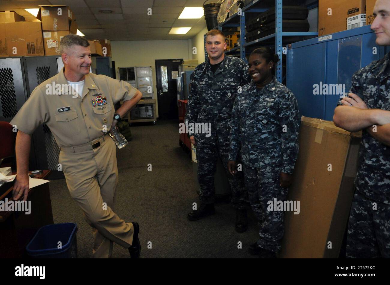 US Navy Master Chief Stock Photo - Alamy