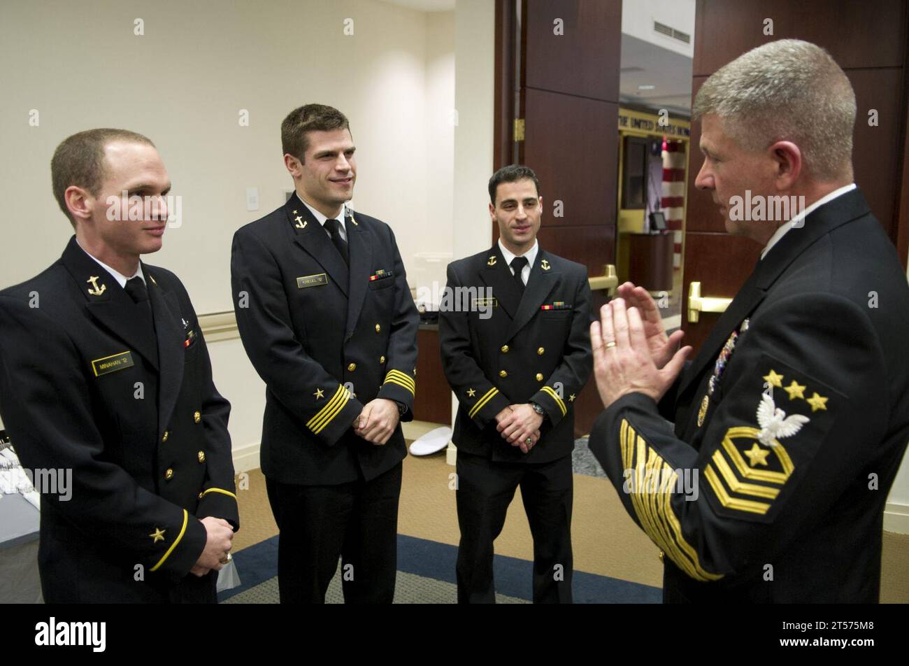 US Navy Master Chief Stock Photo - Alamy