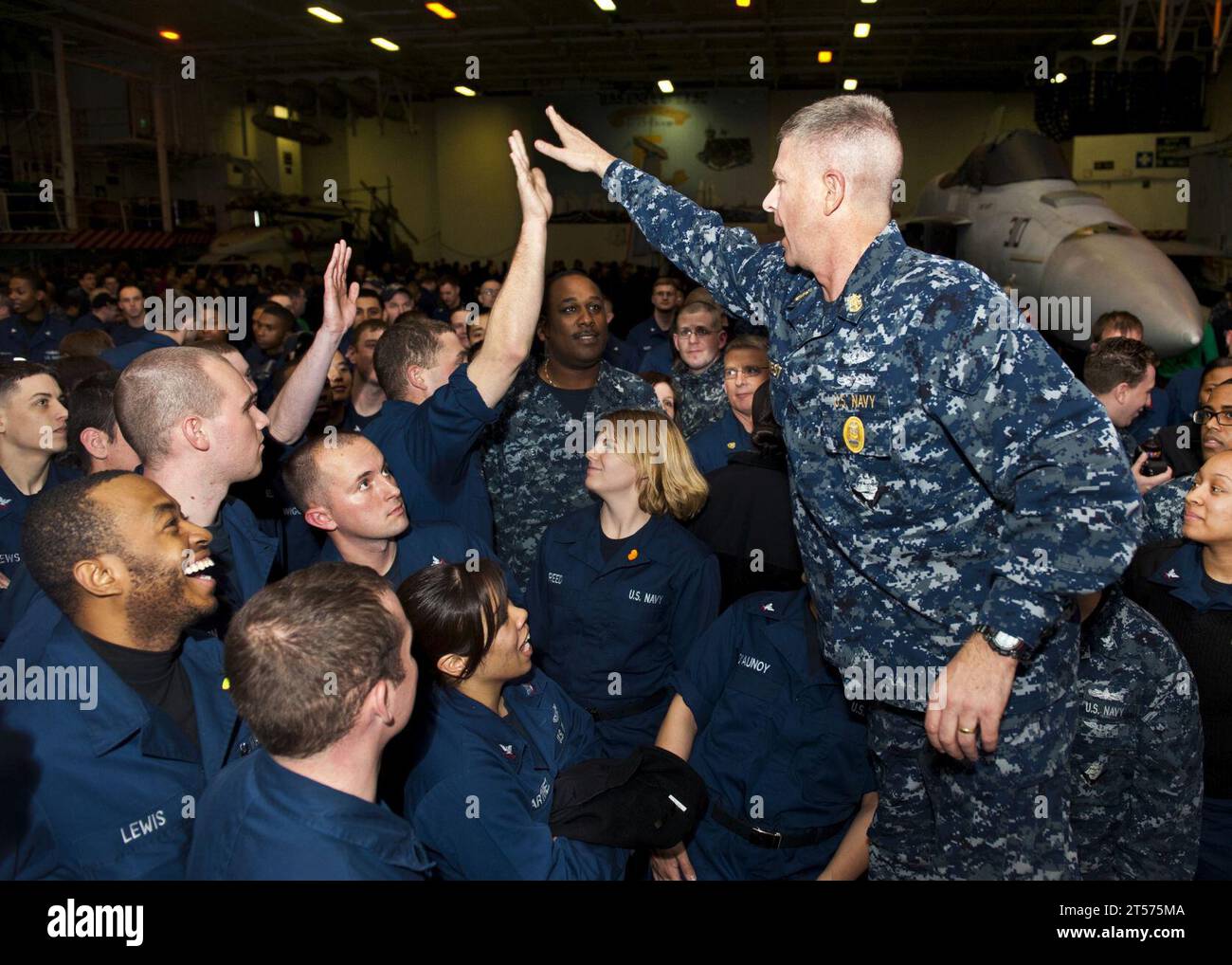 US Navy Master Chief Stock Photo - Alamy