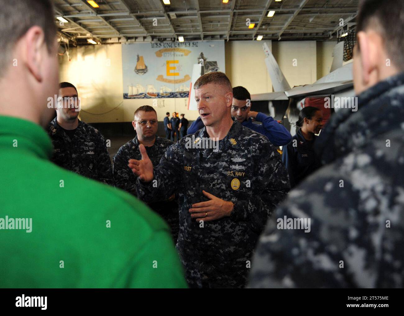 US Navy Master Chief Stock Photo - Alamy