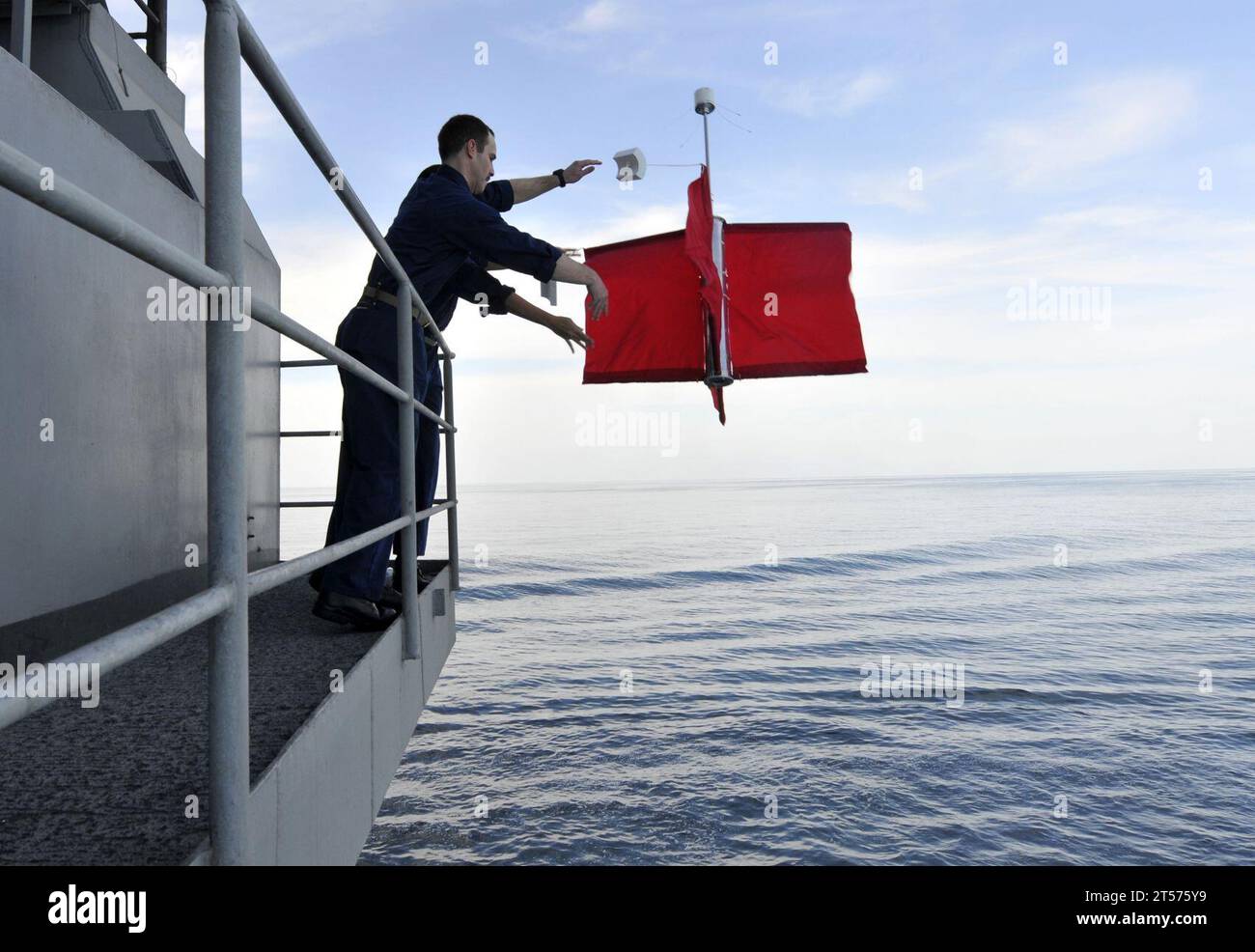 US Navy Meteorology and oceanography officers Stock Photo - Alamy