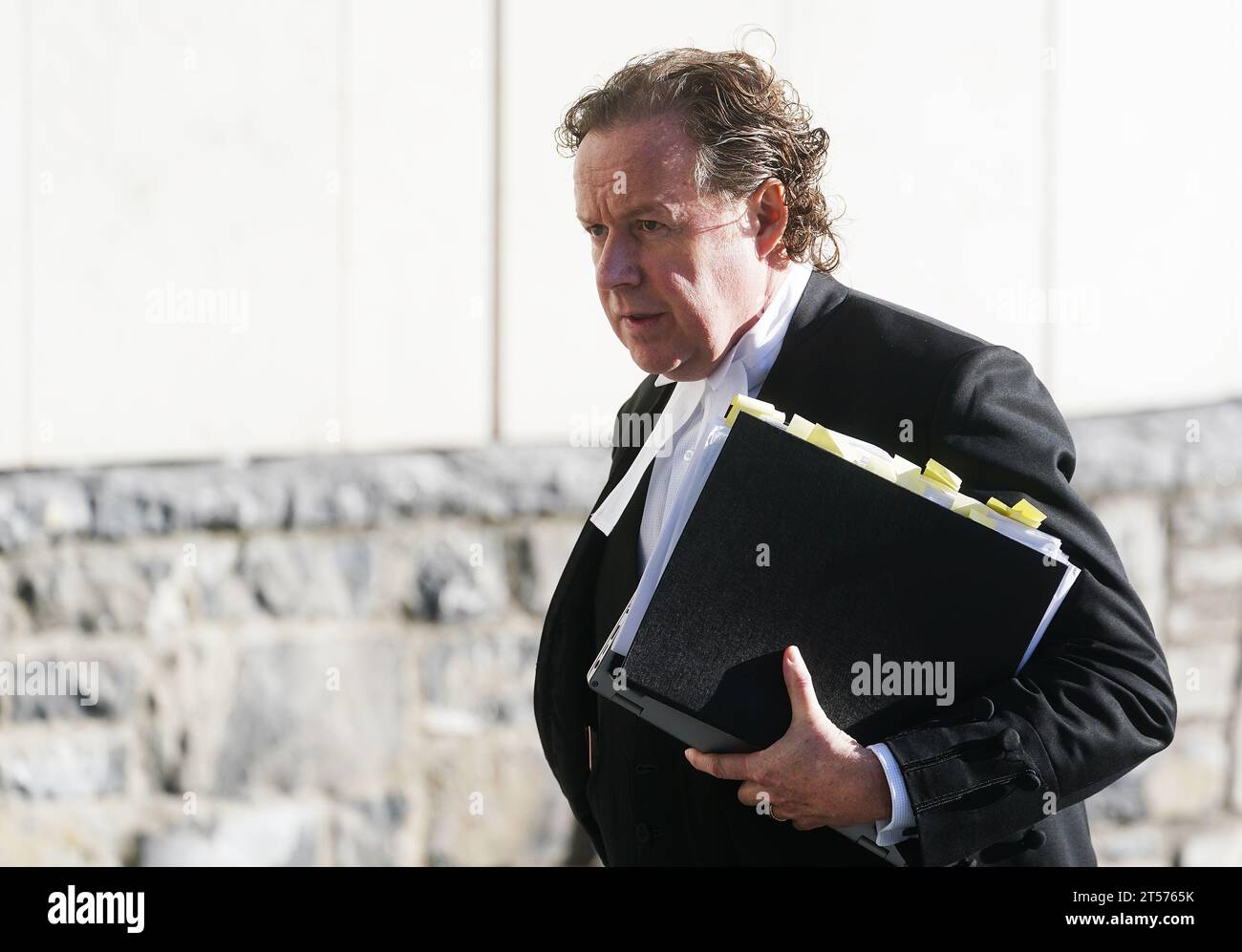 Defence counsel Michael Bowman SC arriving at the Dublin Central ...