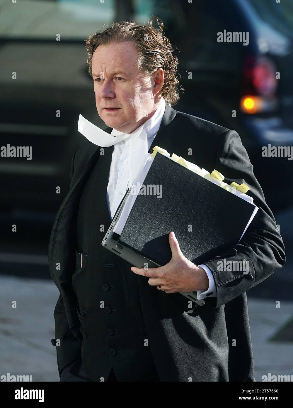 Defence counsel Michael Bowman SC arriving at the Dublin Central ...