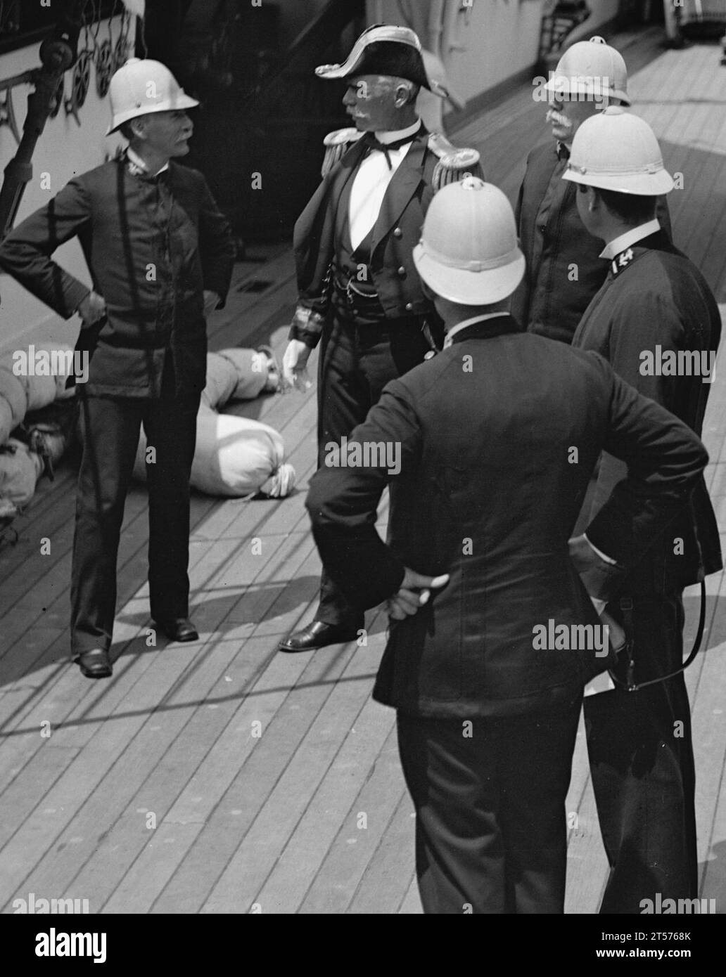 US Navy Officers, USS San Francisco, 1890s.jpg Stock Photo - Alamy