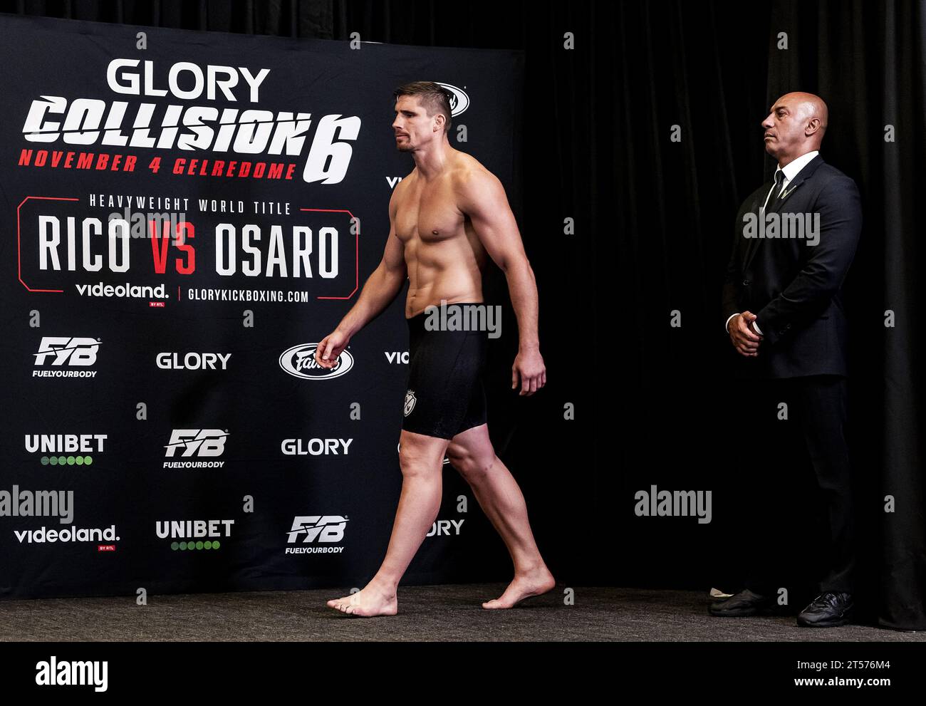 SCHIPHOL - 03/11/2023Rico Verhoeven during the weigh-in prior to the ...