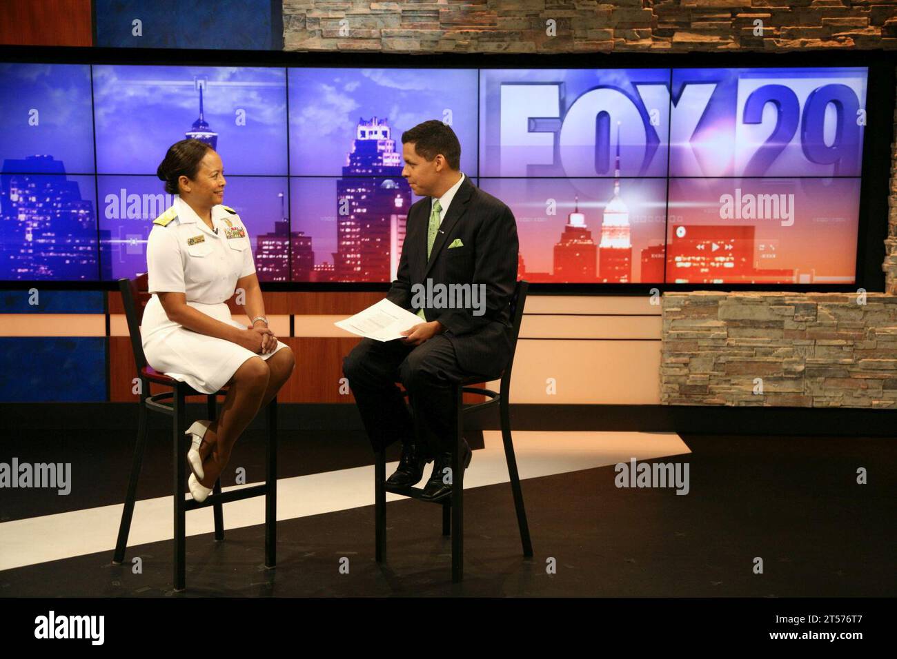 US Navy Rear Adm. Eleanor Valentin, commander of the Navy Medicine ...