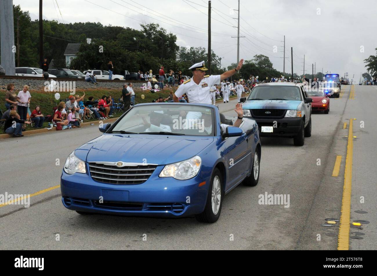 US Navy Rear Adm. John Goodwin, commander of Naval Air Forces Atlantic ...