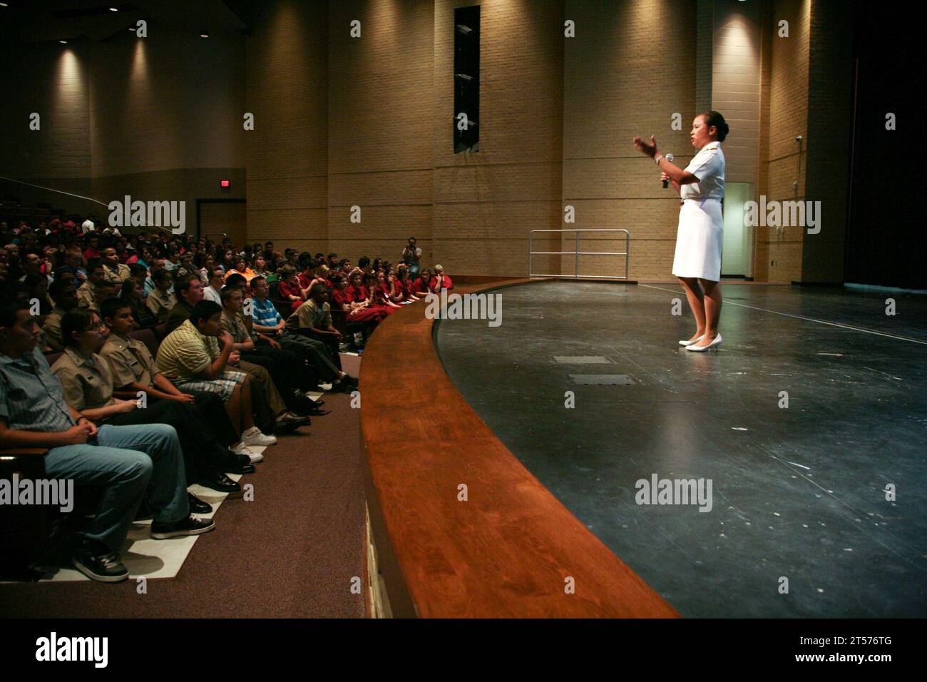 US Navy Rear Adm. Eleanor Valentin, commander of the Navy Medicine ...