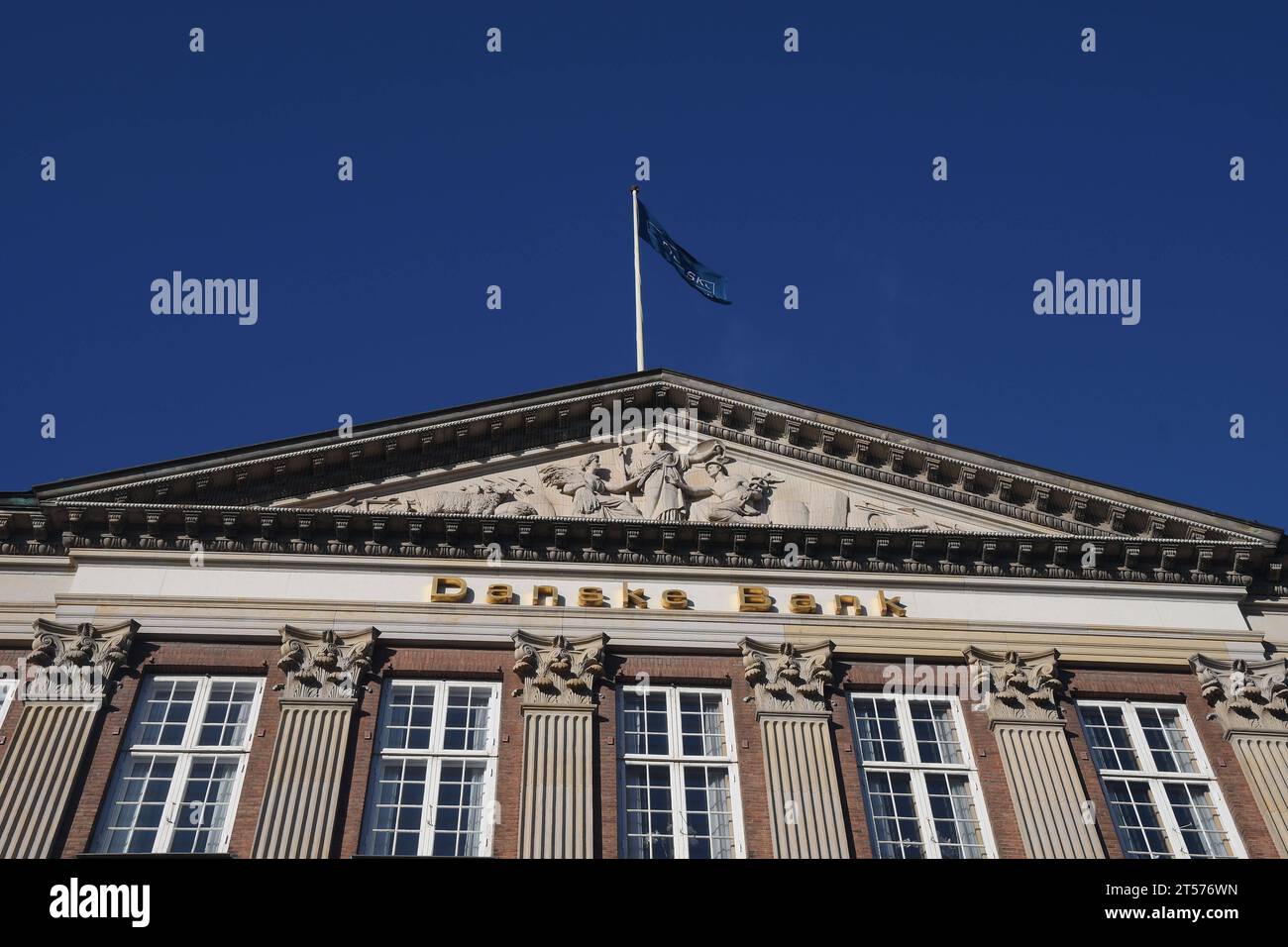 Copenhagen, Denmark/03 November 2023/. Danske bank head office building ...