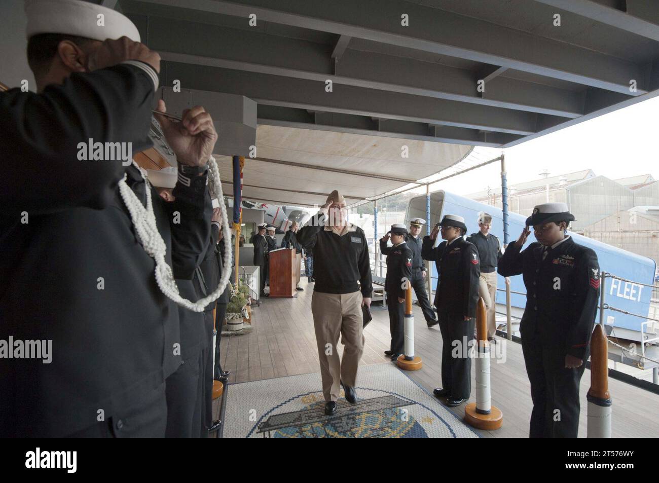 US Navy Rear Adm. Mark L. Tidd, Chaplain Corps chief of the Navy ...