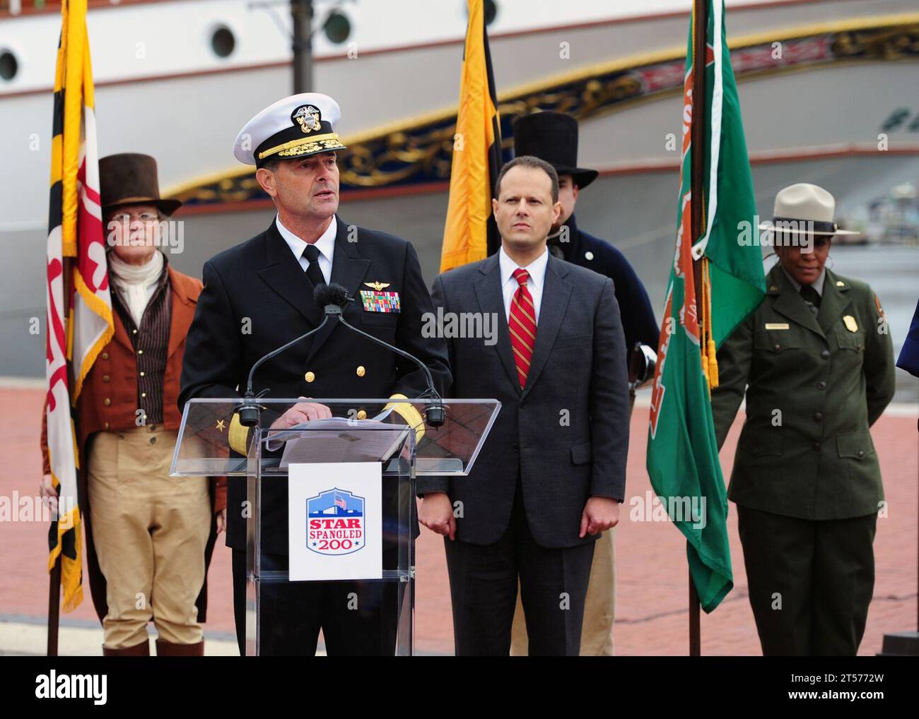 US Navy Rear Adm. William Moran, head of Maritime Aviation Programs for ...
