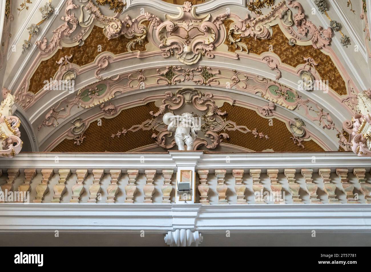 interior of the romanesque church of the Augustinian Canons Regular ...