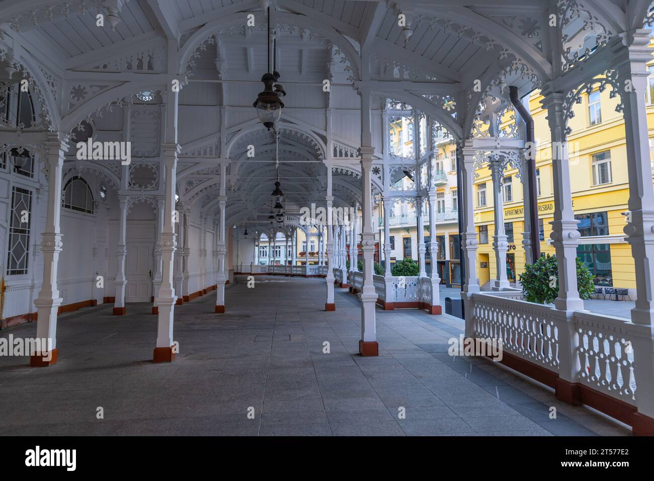 Karlovy Vary, Czech Republic - August 8, 2023. Carved wooden Market ...