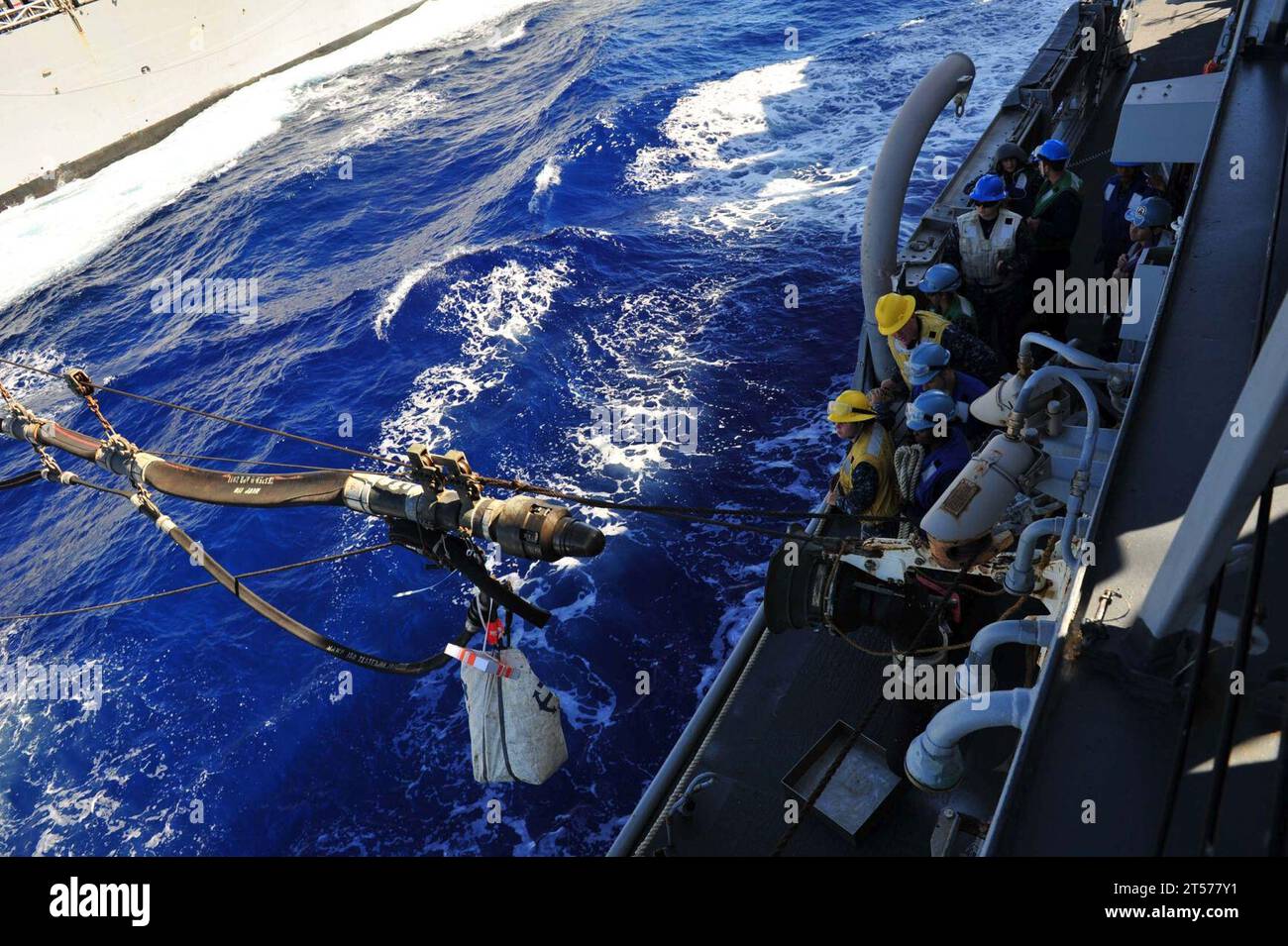 US Navy Sailors aboard the guided-missile destroyer USS Pinckney (DDG ...