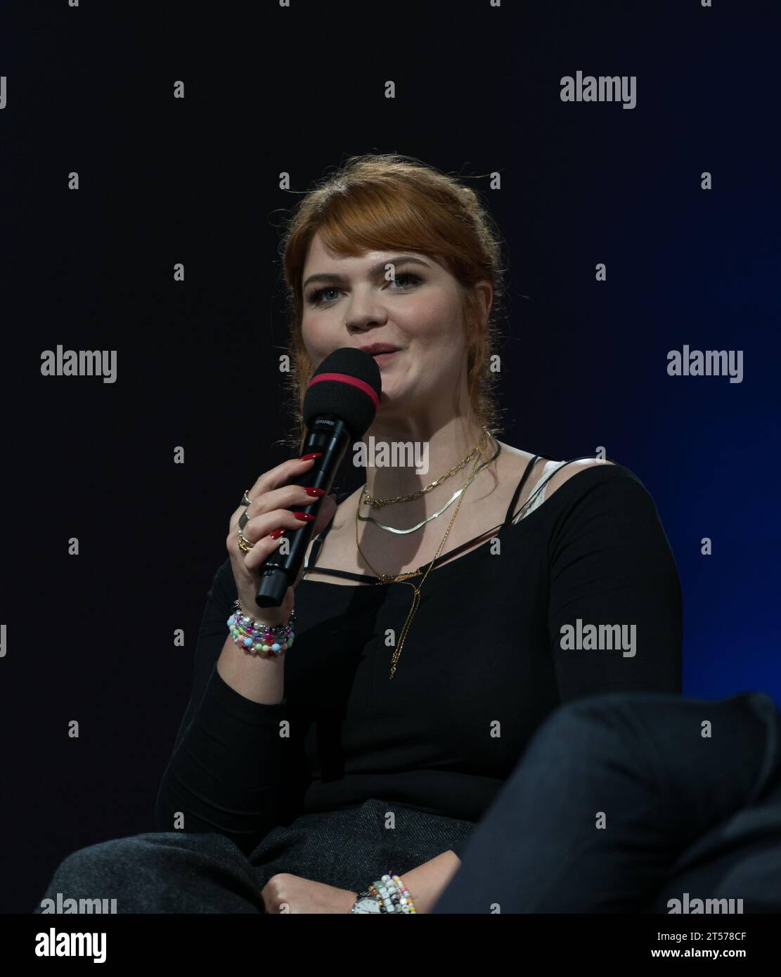 FRANKFURT AM MAIN, Germany - October 20 2023: Sophie Passmann (*1994 ...