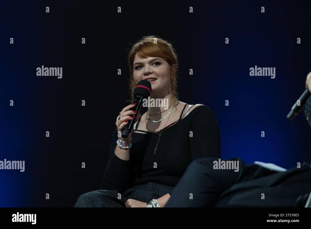 FRANKFURT AM MAIN, Germany - October 20 2023: Sophie Passmann (*1994 ...