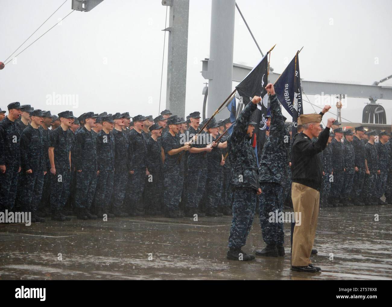 US Navy Sailors attending Basic Enlisted Submarine School in Groton ...