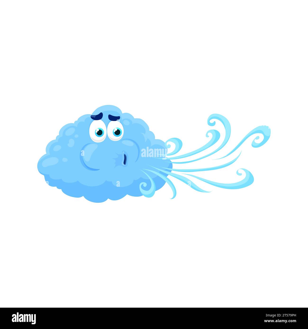 Cartoon gust of wind hi-res stock photography and images - Alamy