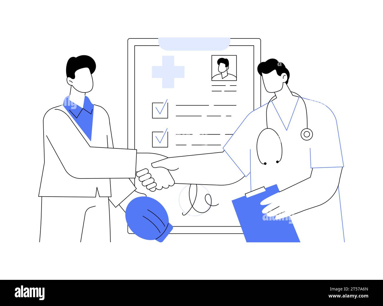 Pre-employment screening abstract concept vector illustration Stock ...