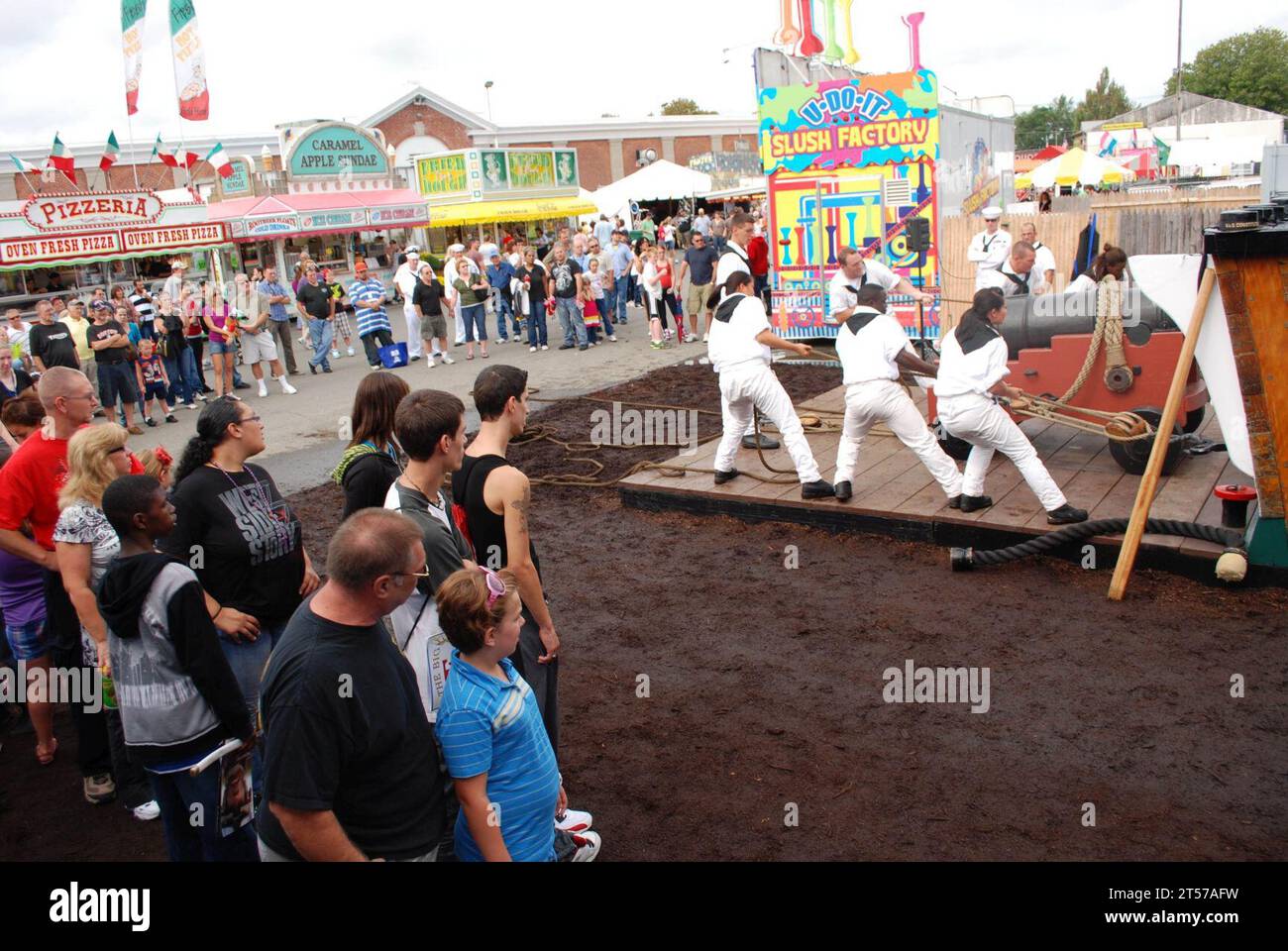US Navy Sairlos assigned to USS Constitution perform War of 1812-era ...