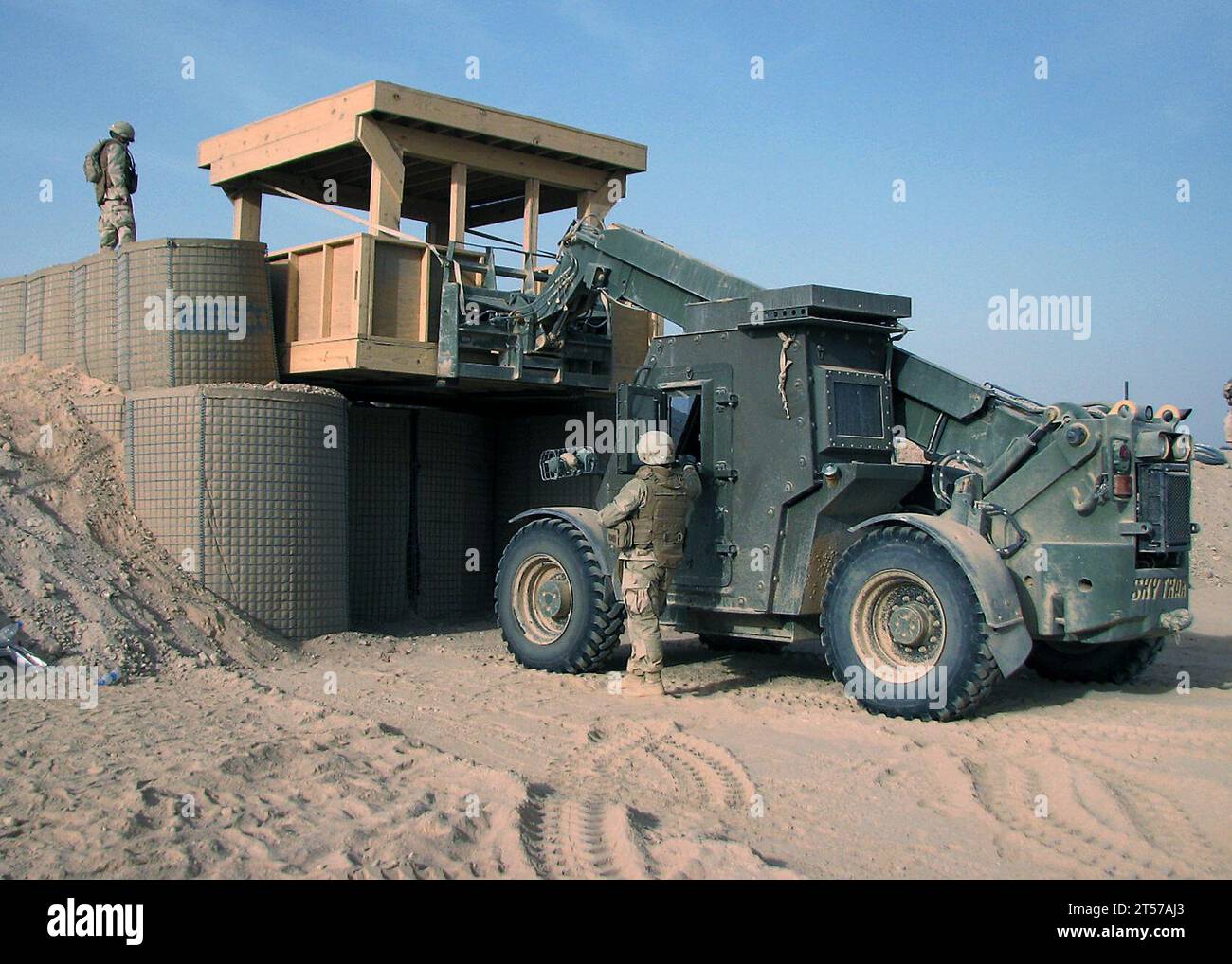 US Navy Seabees assigned to Naval Mobile Construction Battalion (NMCB ...