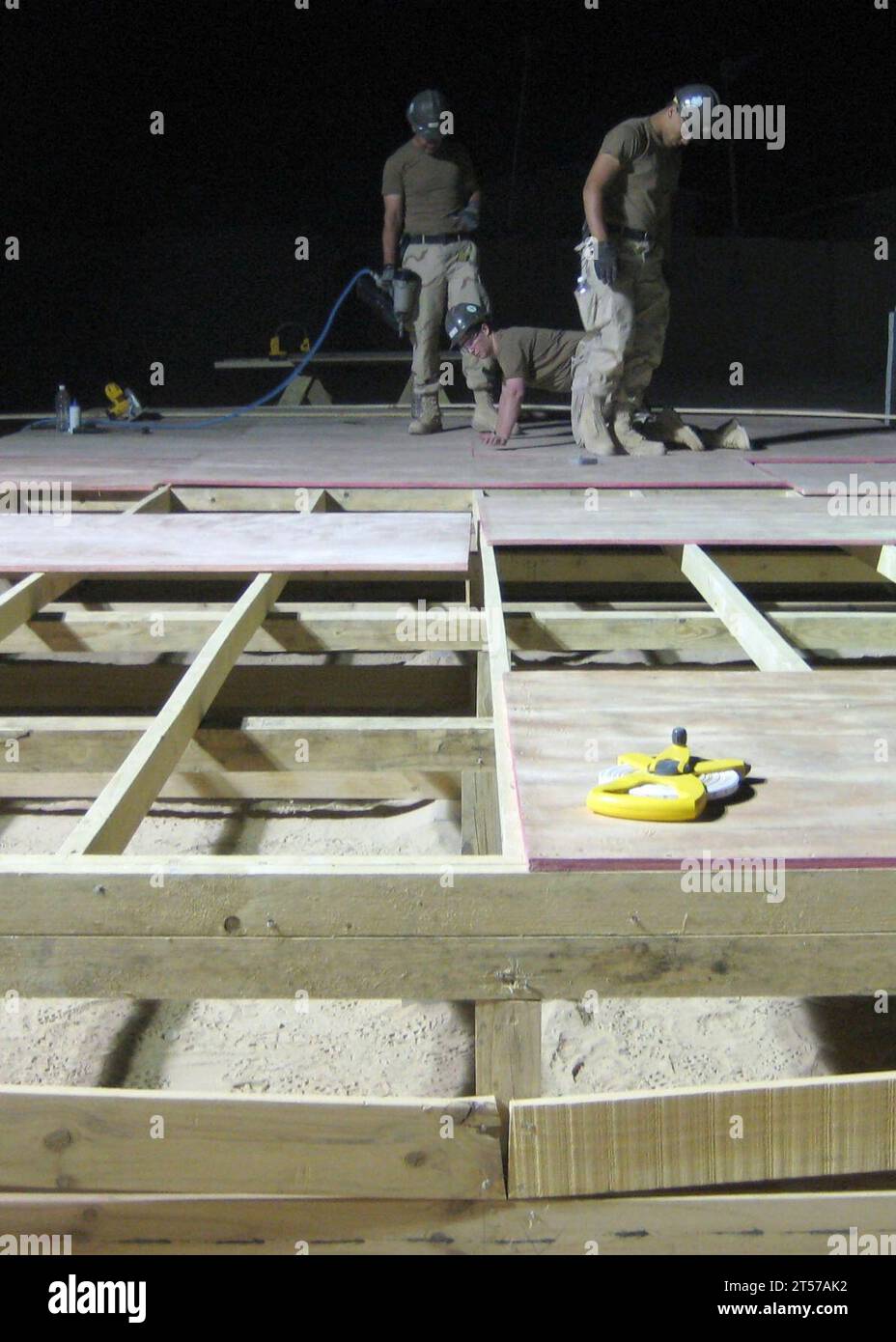 US Navy Seabees assigned to Naval Mobile Construction Battalion (NMCB ...