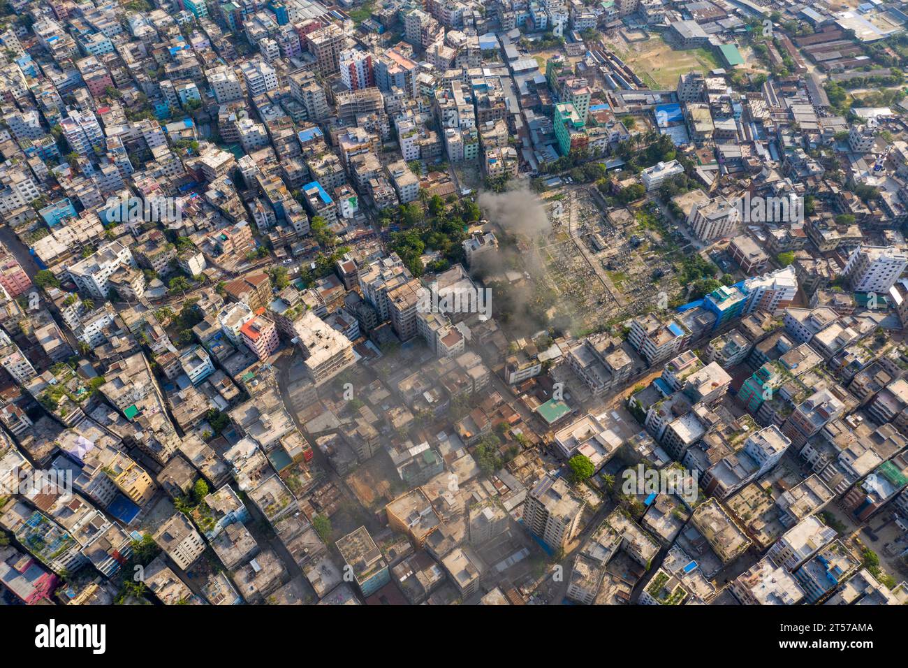 Dhaka, Bangladesh. Aerial view of Dhaka, the Capital of Bangladesh ...